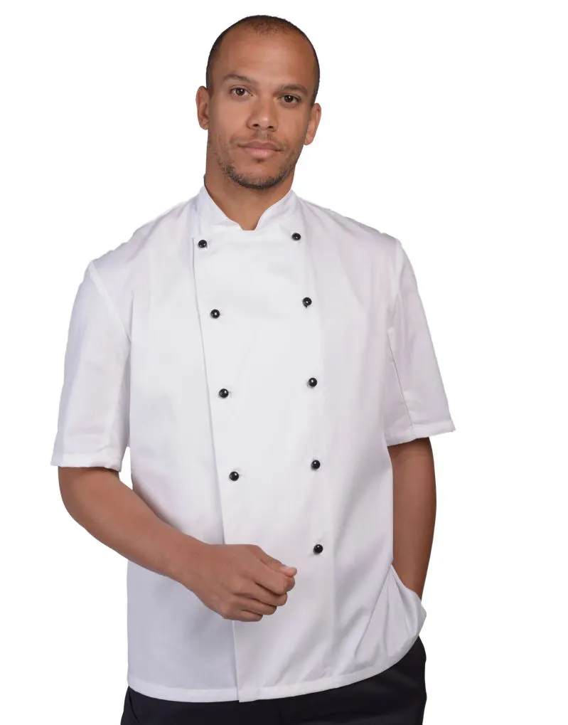 Dennys AFD Removable Stud Chefs Jacket - Wholesale T-Shirts, Blank ...