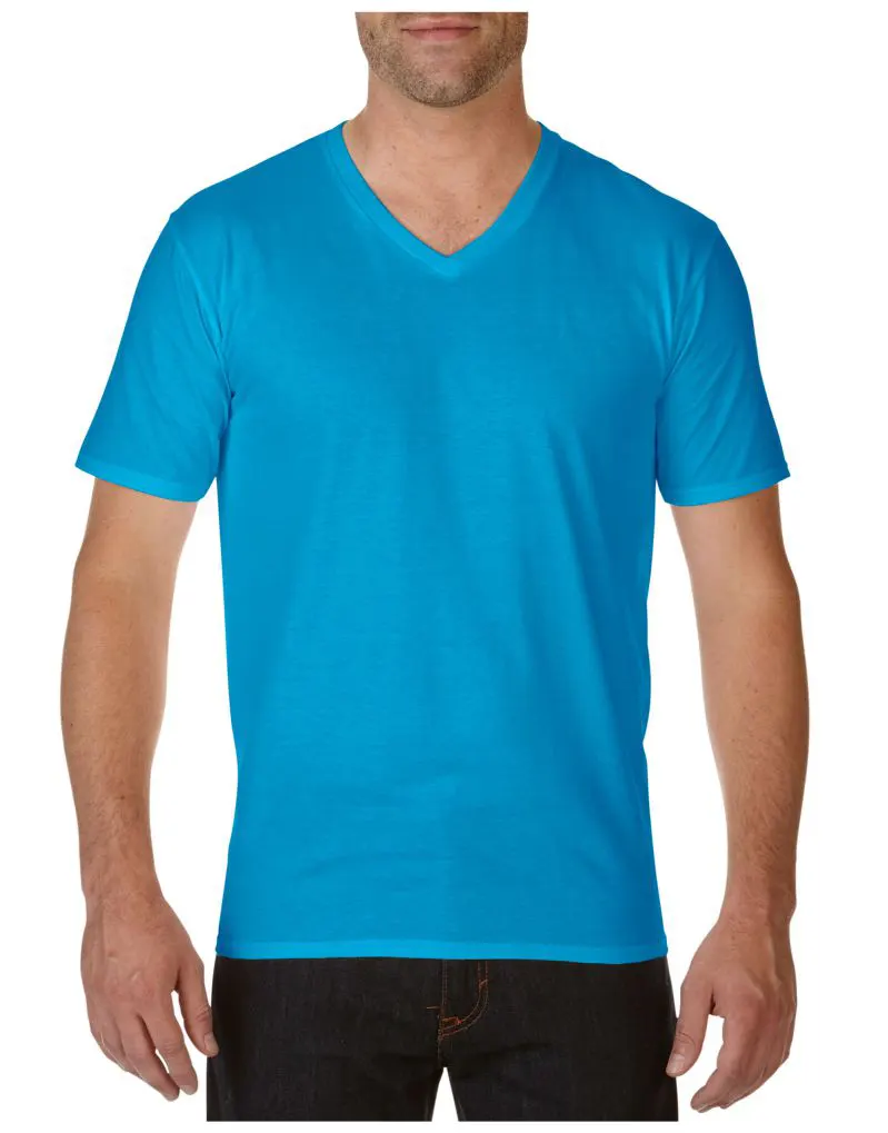 Gildan Premium Cotton Adult V-Neck T-Shirt - Wholesale T-Shirts, Blank ...