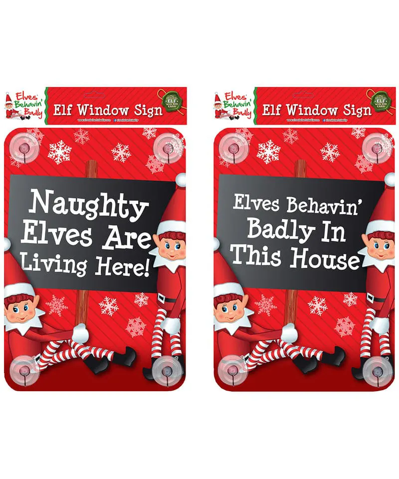 The Christmas Shop Elf Window Sign - Wholesale T-Shirts & Hoodies ...