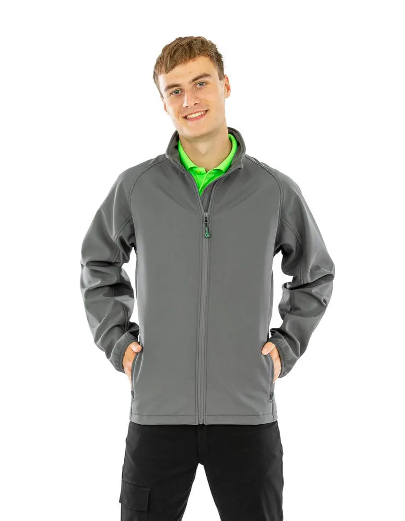 Result Genuine Recycled Mens Mens Recycled 2 Layer Printable Softshell Jacket - Wholesale T ...